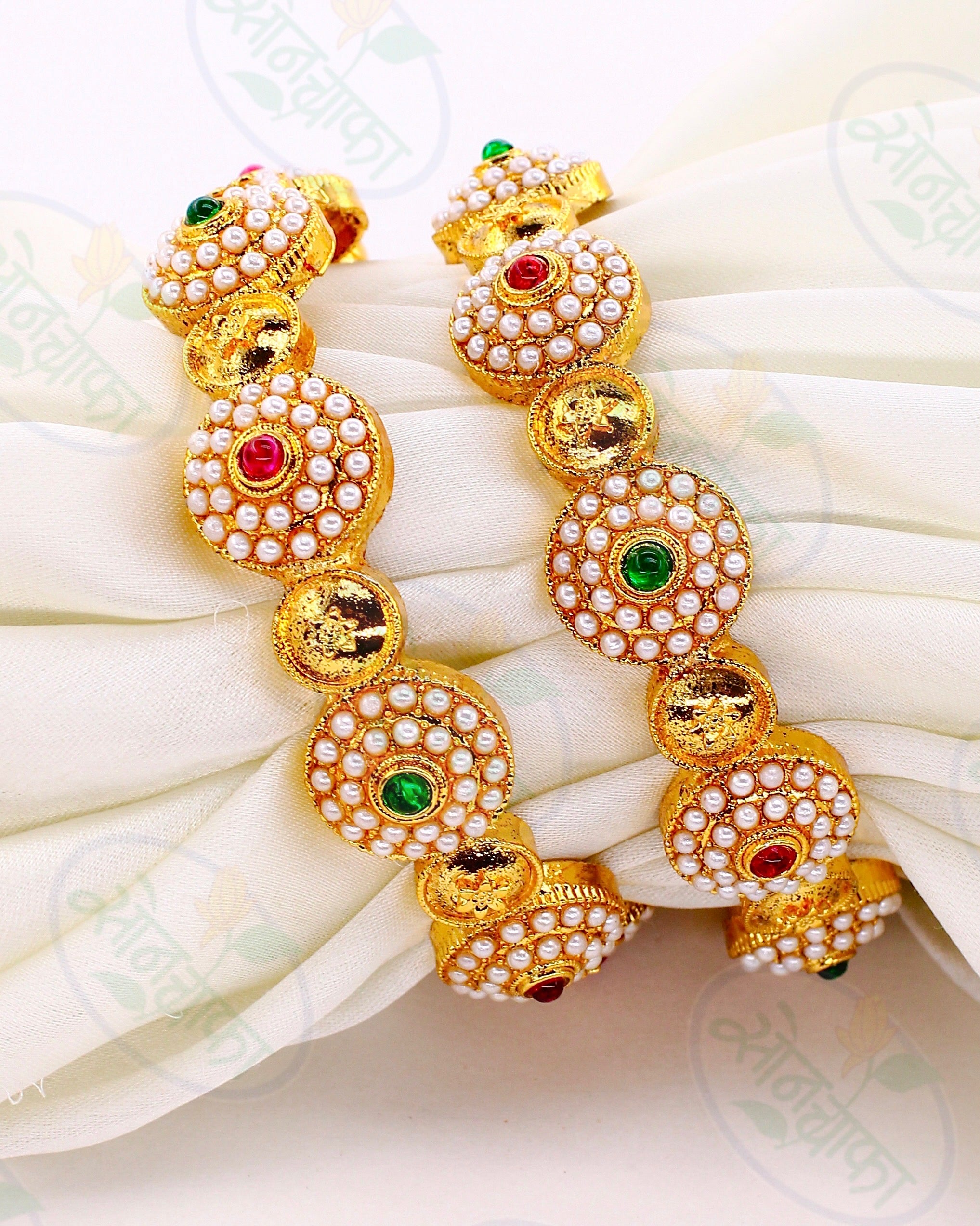 DECOROUS MOTI BANGLES – Sonchafa