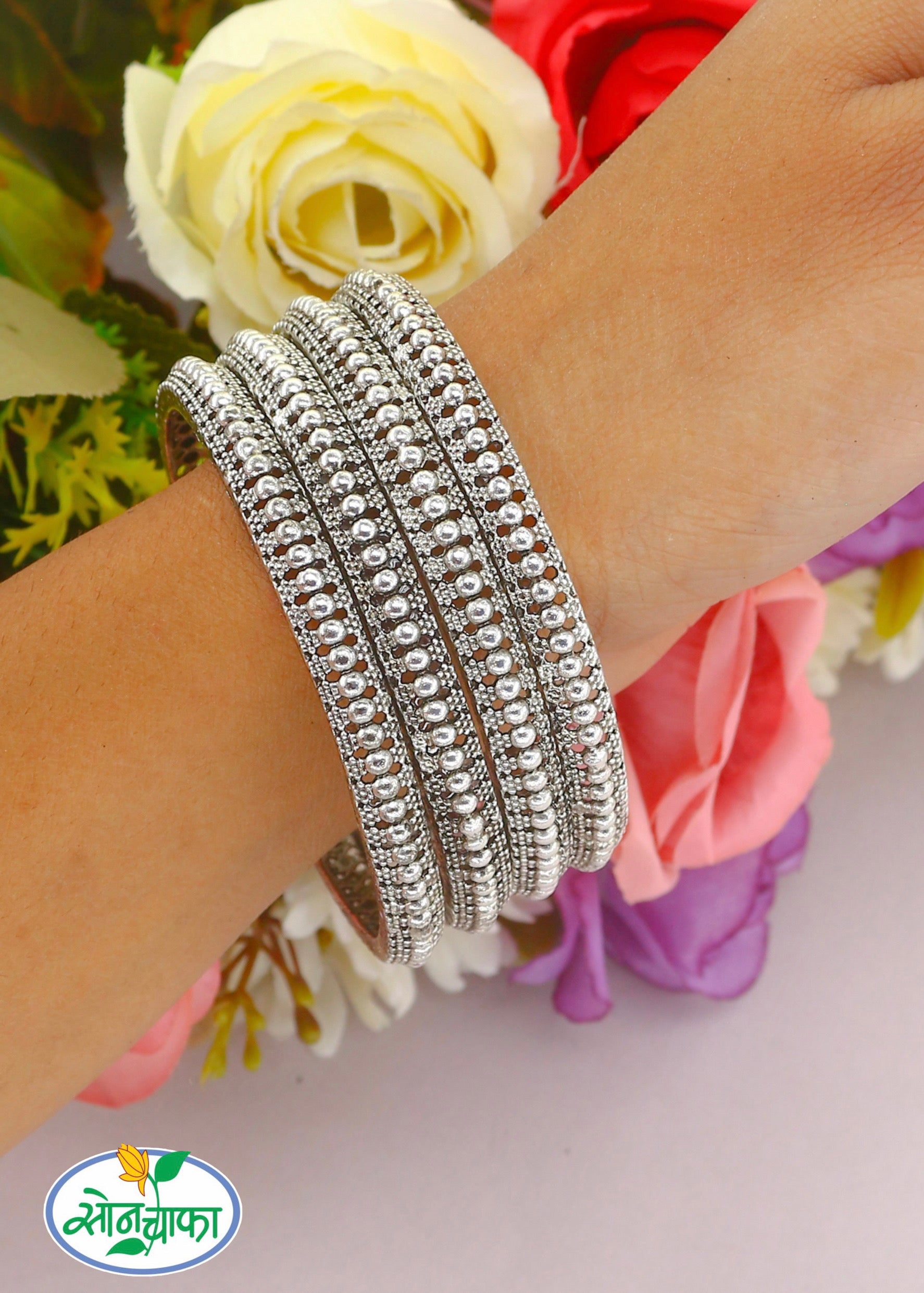 STUNNING OXIDISED BANGLES – Sonchafa