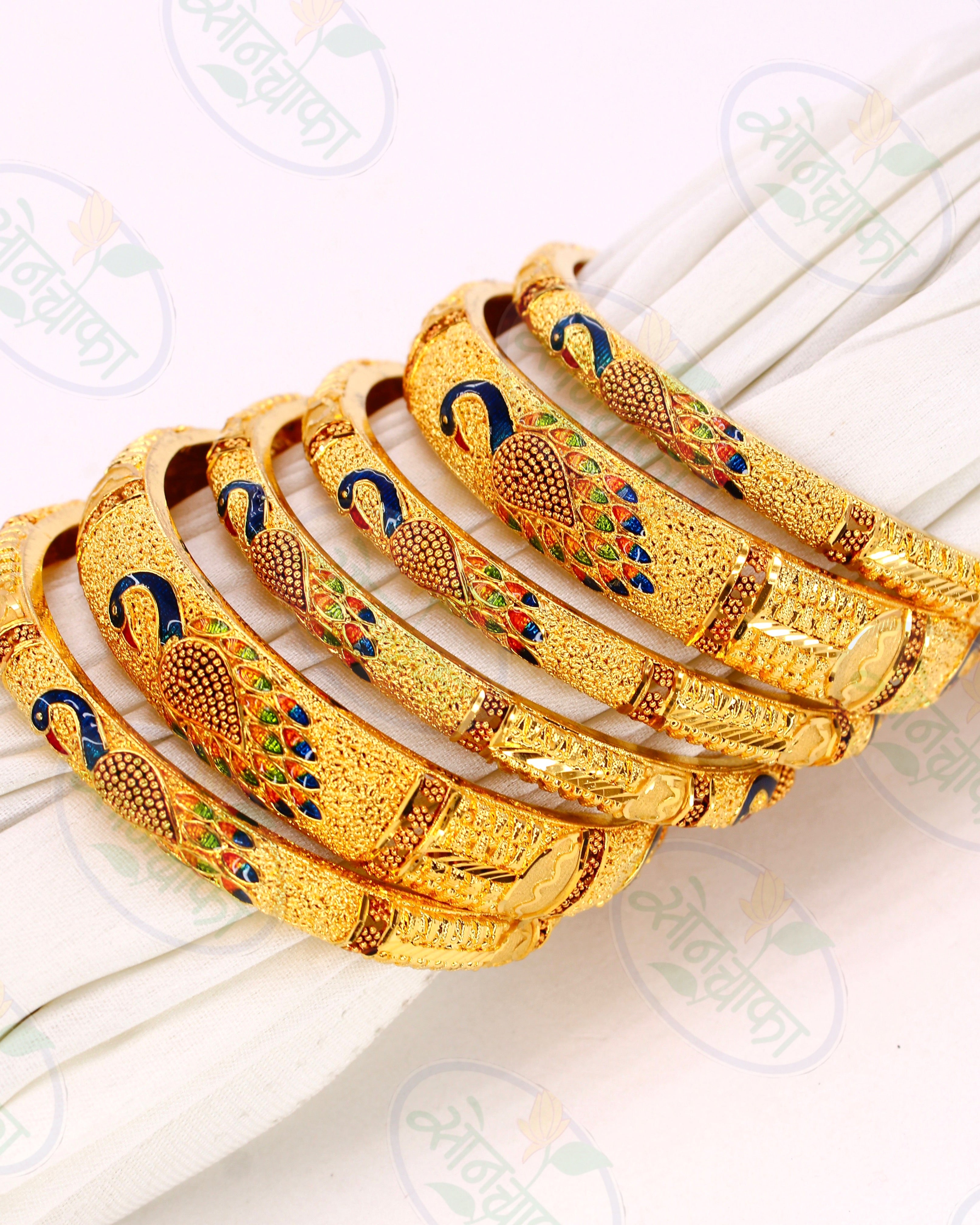 ALLURING PEACOCK BANGLES – Sonchafa