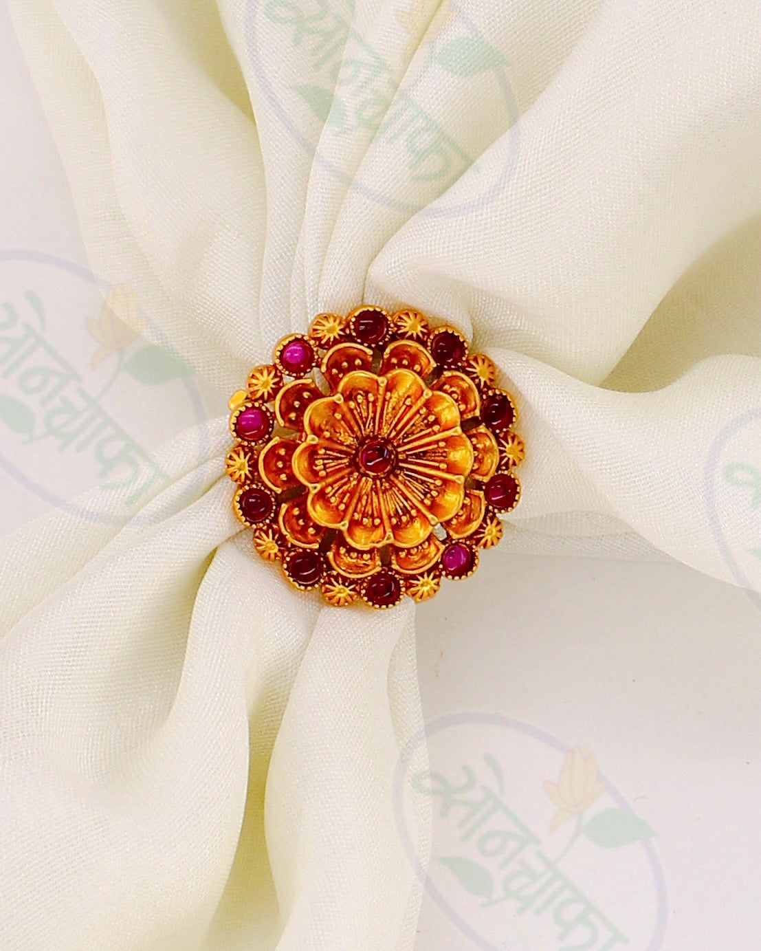 FLORAL DESIGNER RING – Sonchafa