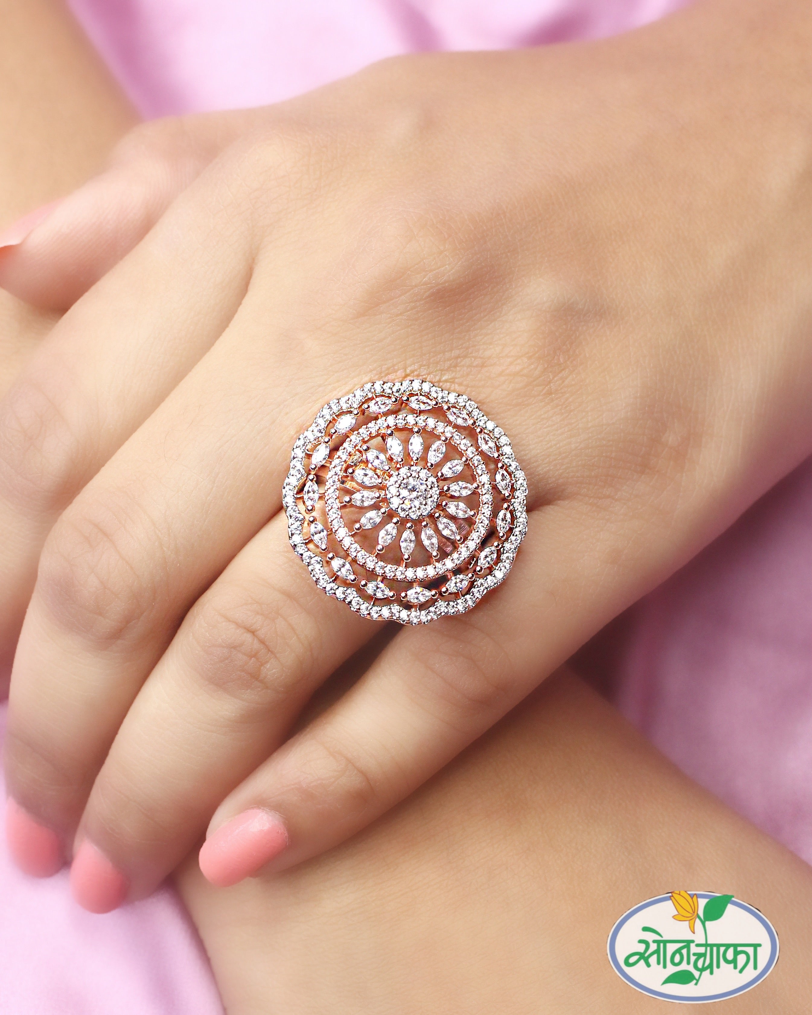 CHARMING GLAM DIAMOND RING – Sonchafa