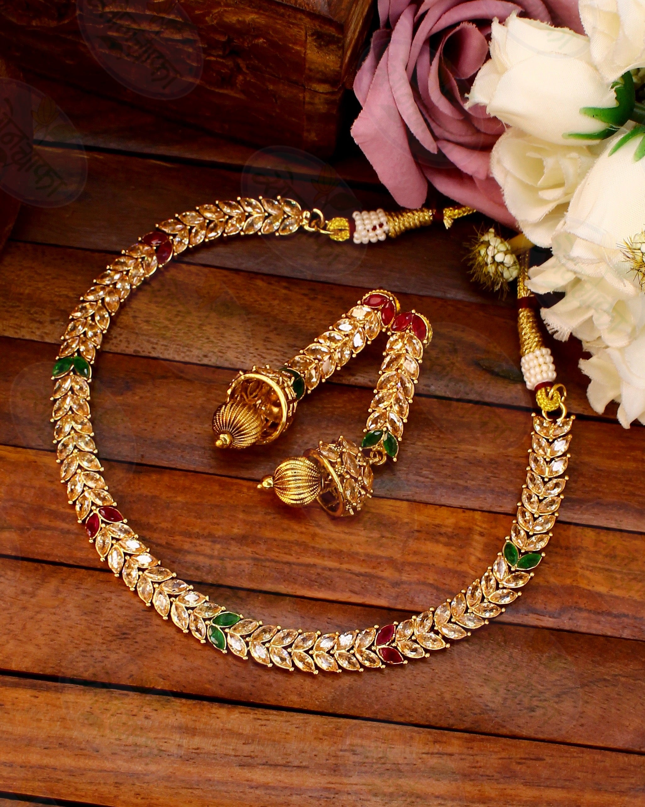 LEAF DESIGNER NECKLACE – Sonchafa