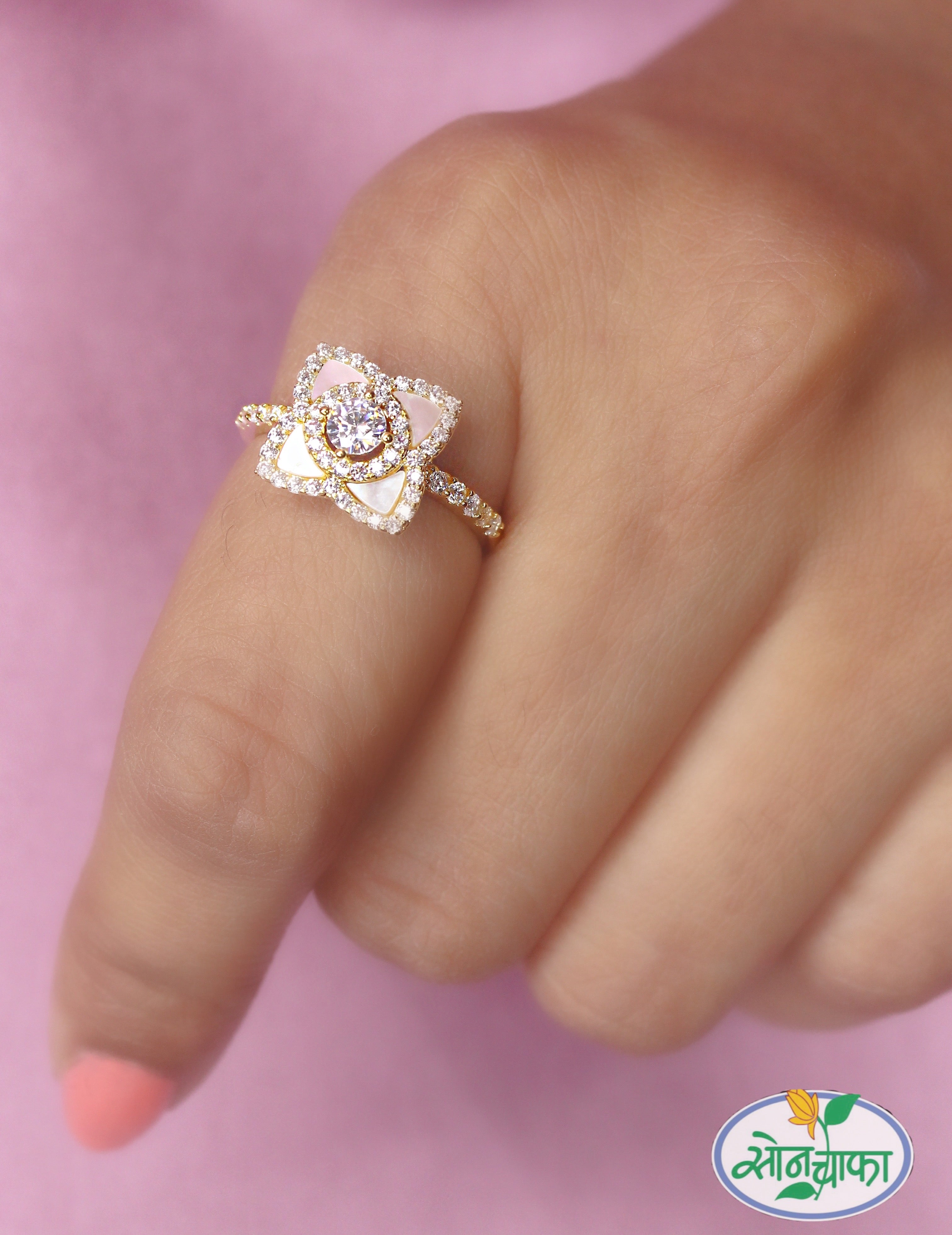 FLORAL DESIGNER RING – Sonchafa