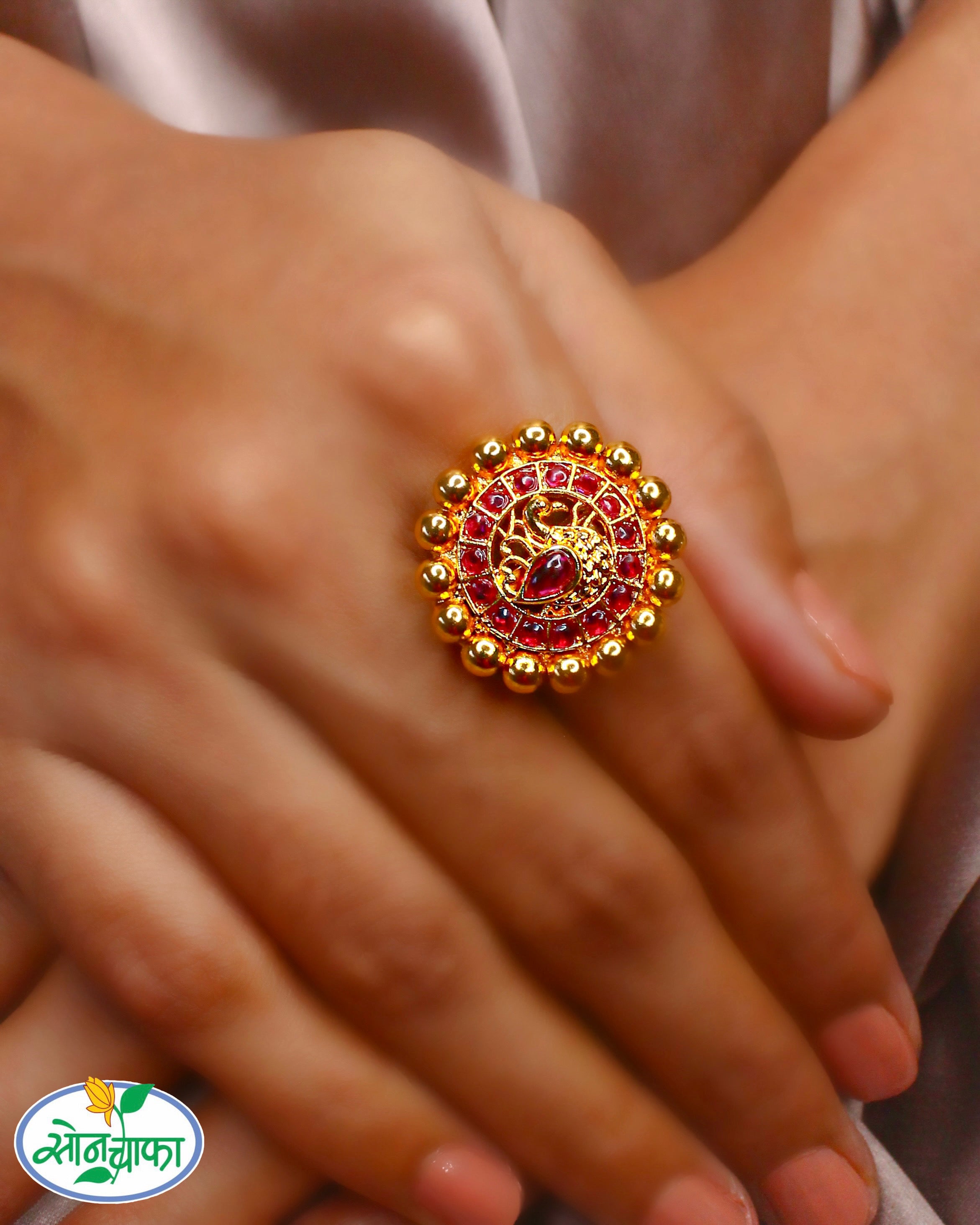 FANCY PEACOCK RING – Sonchafa