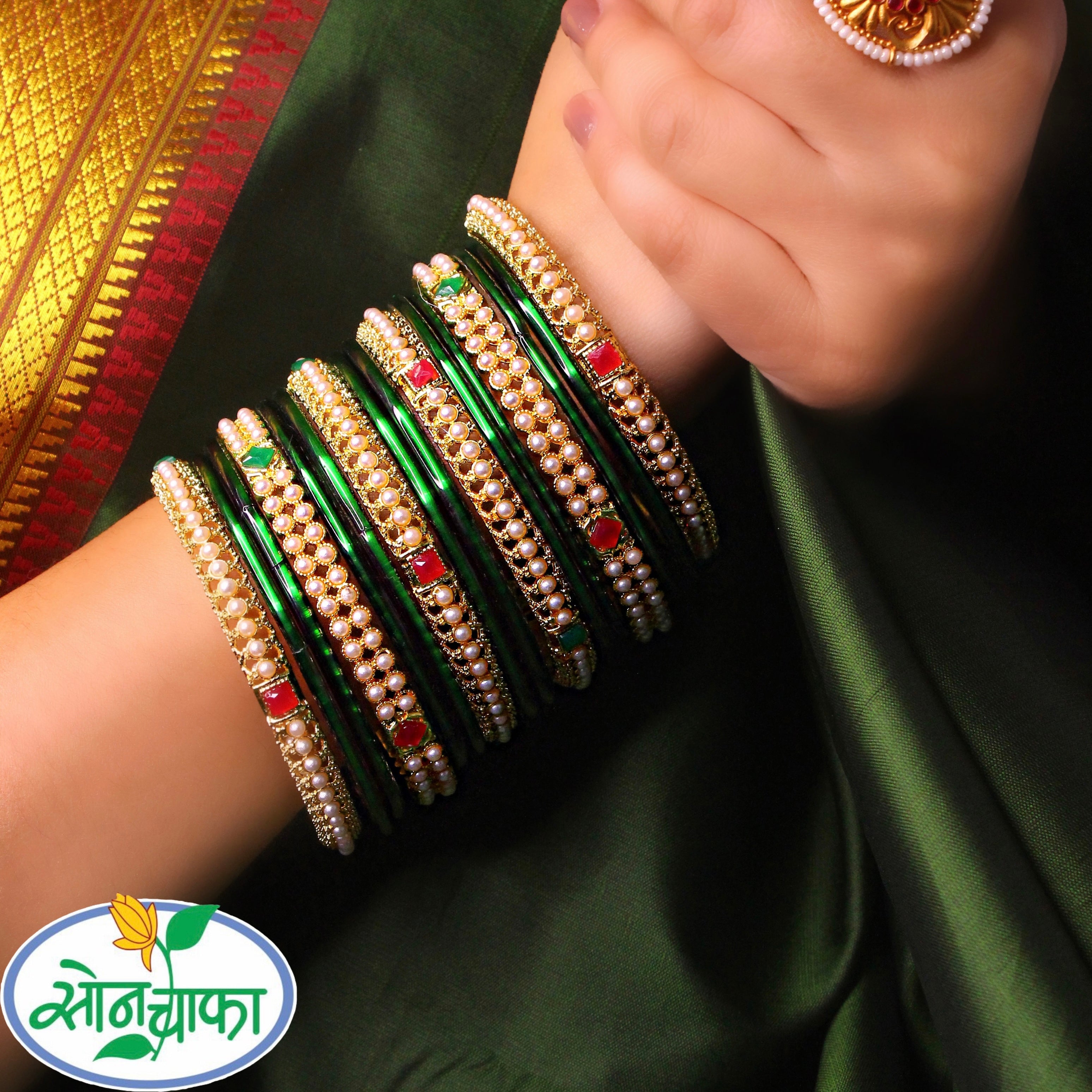 ALLURING MOTI BANGLES – Sonchafa