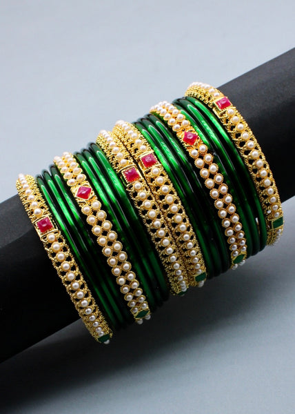 ALLURING MOTI BANGLES – Sonchafa