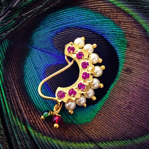 Designer Nath | Maharashtrian Nath | Peshwai Nath | Buy Nath Online ...