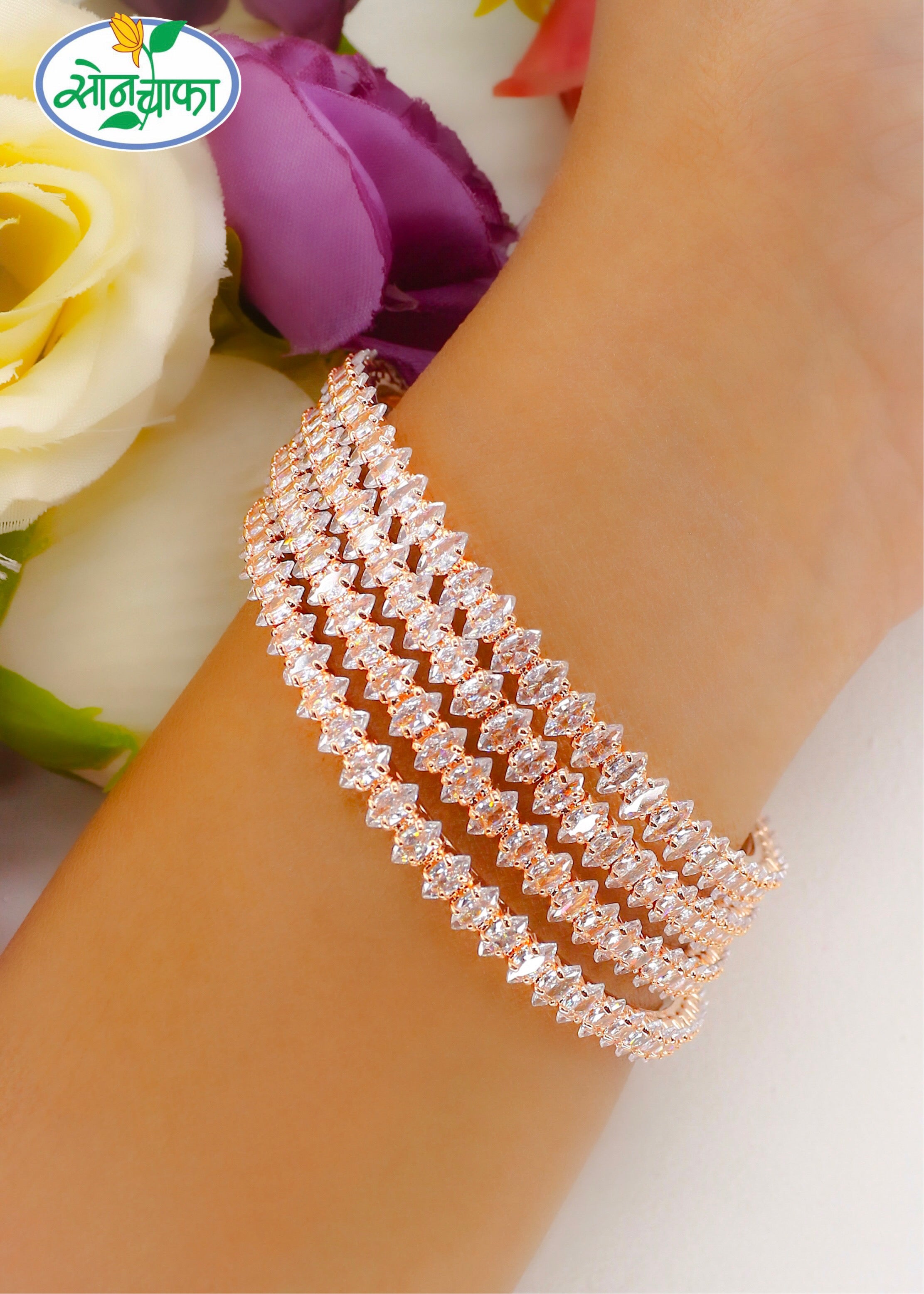 CLASSIC DIAMOND BANGLES – Sonchafa