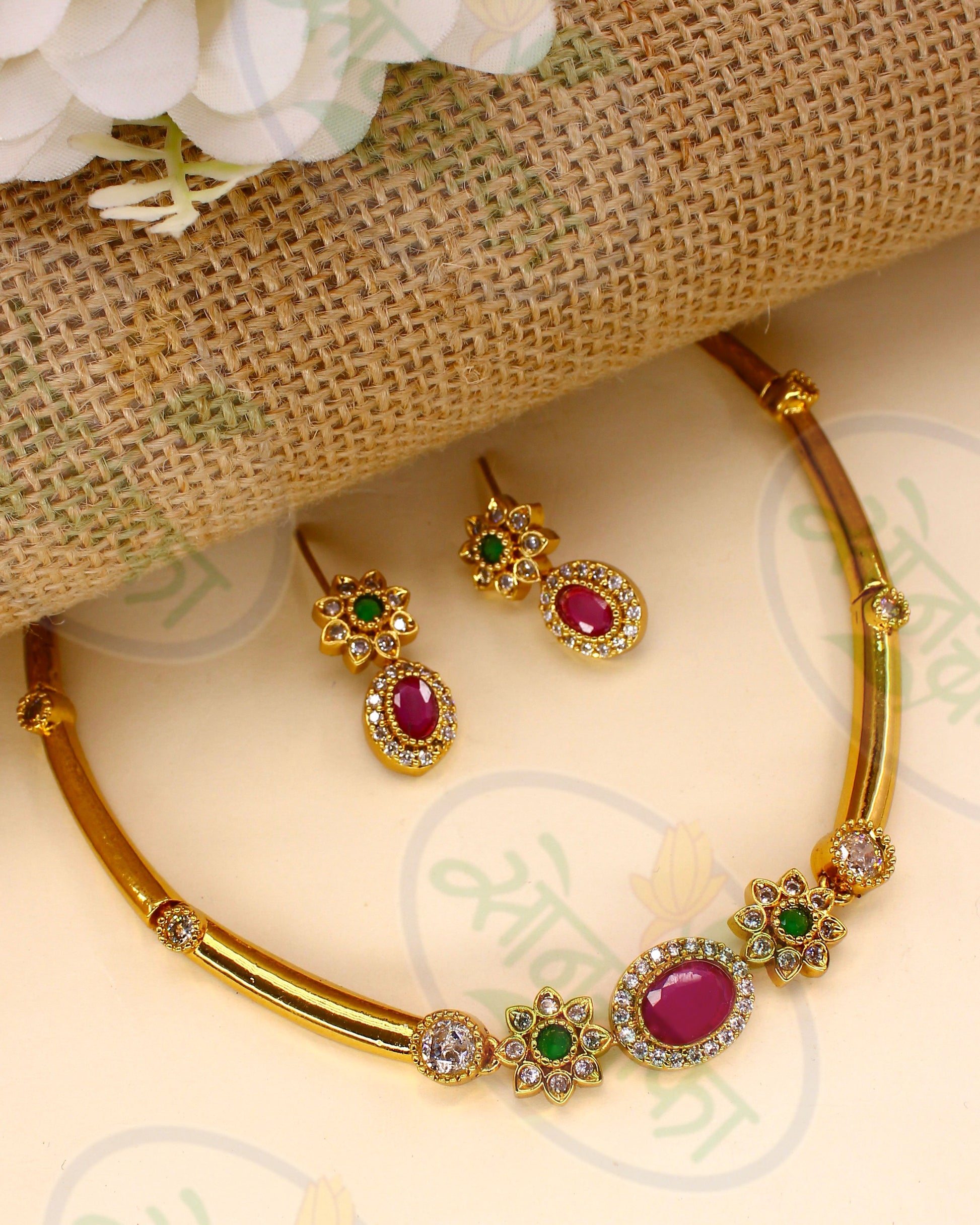 SIMPLE RAJASI NECKLACE – Sonchafa