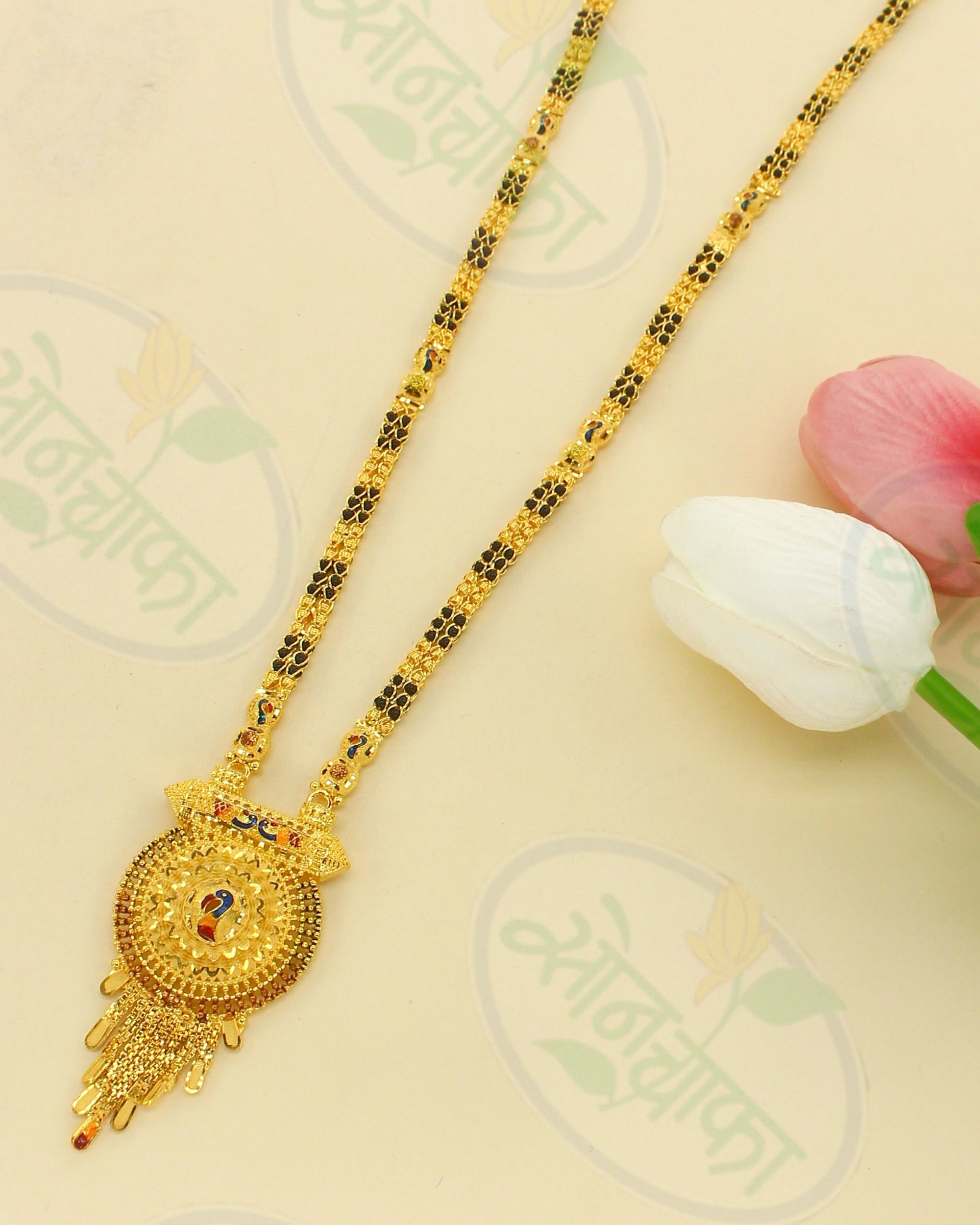 CLASSICAL PEACOCK MANGALSUTRA – Sonchafa