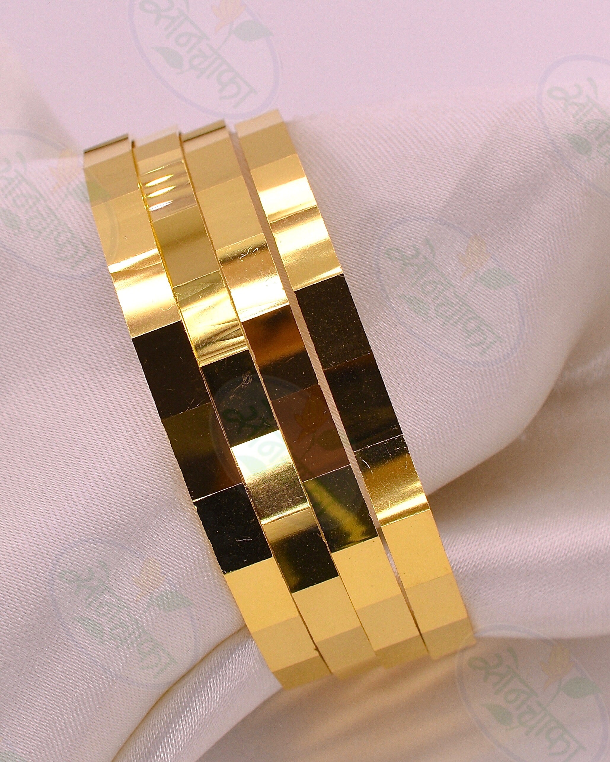 GOLD PLATED PATLI PAILU BANGLES – Sonchafa