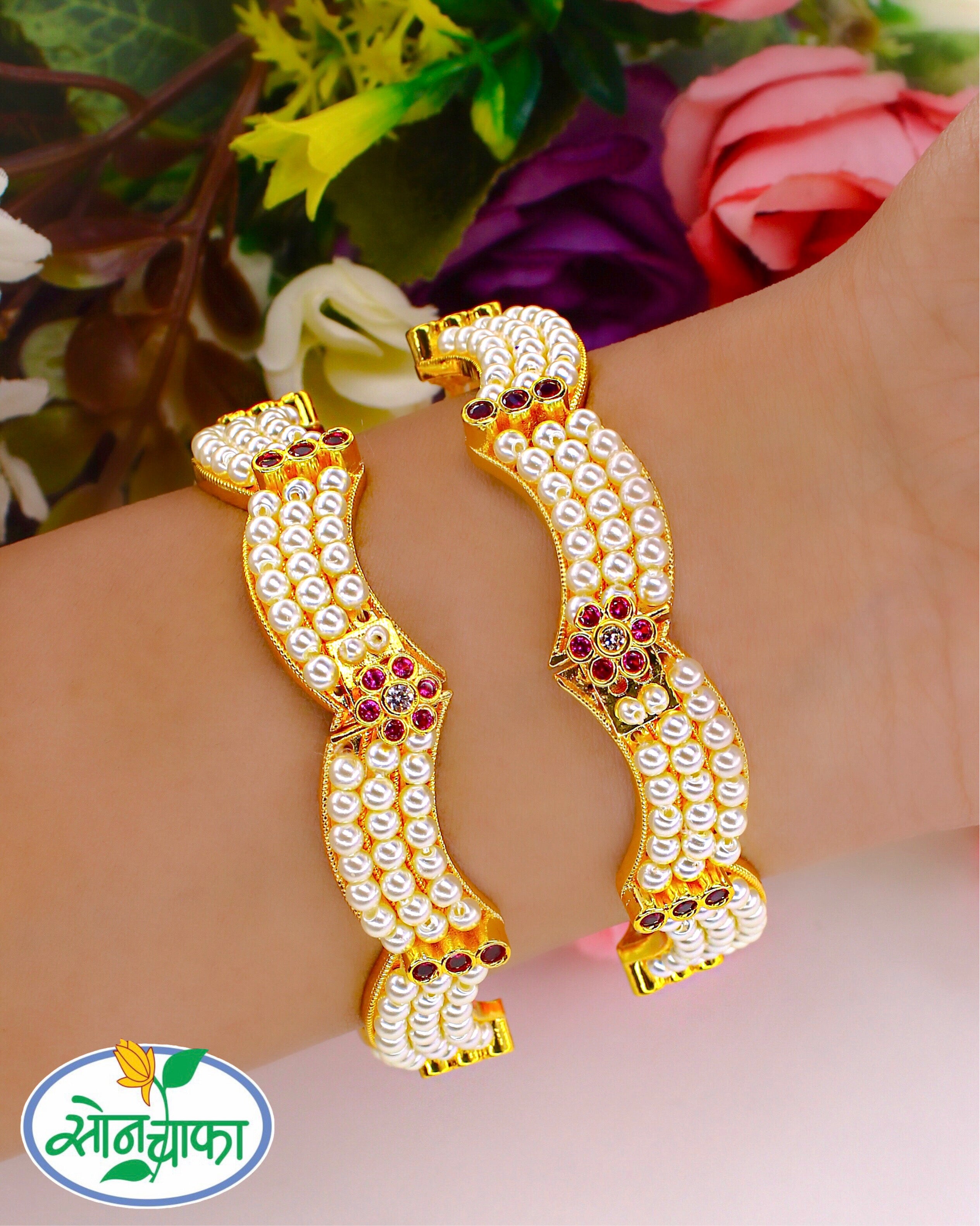 IMPRESSIVE PEARL BANGLES – Sonchafa