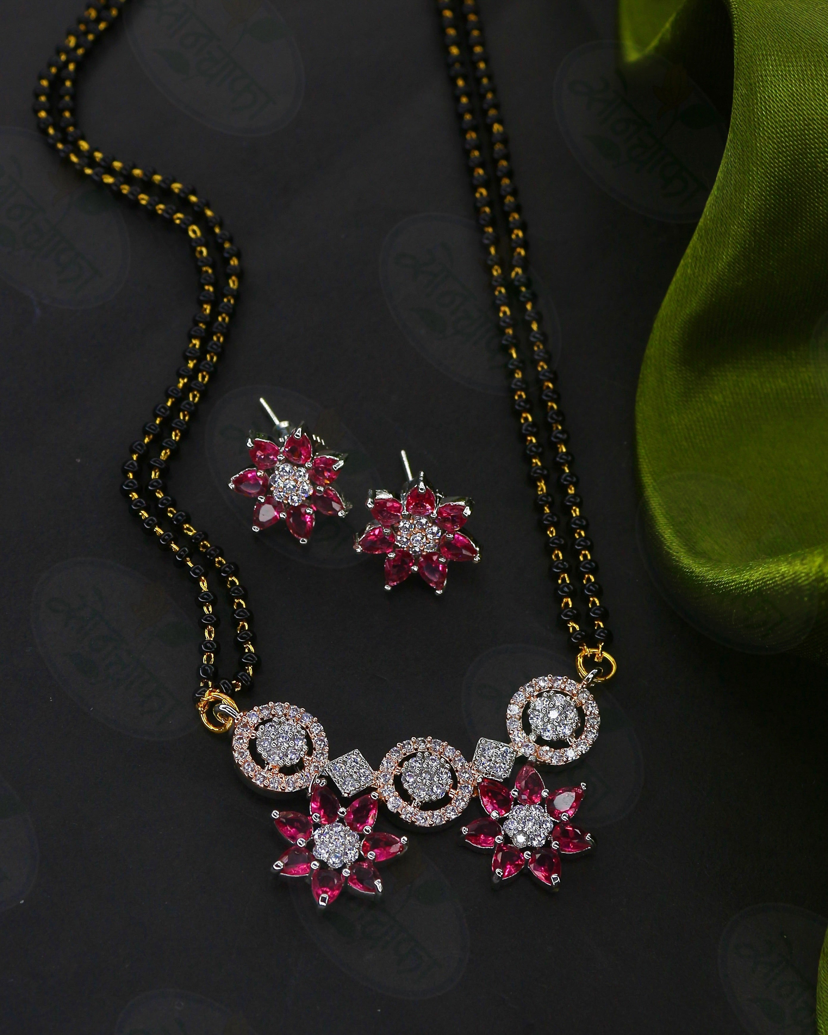DESIGNER FLORET MANGALSUTRA – Sonchafa