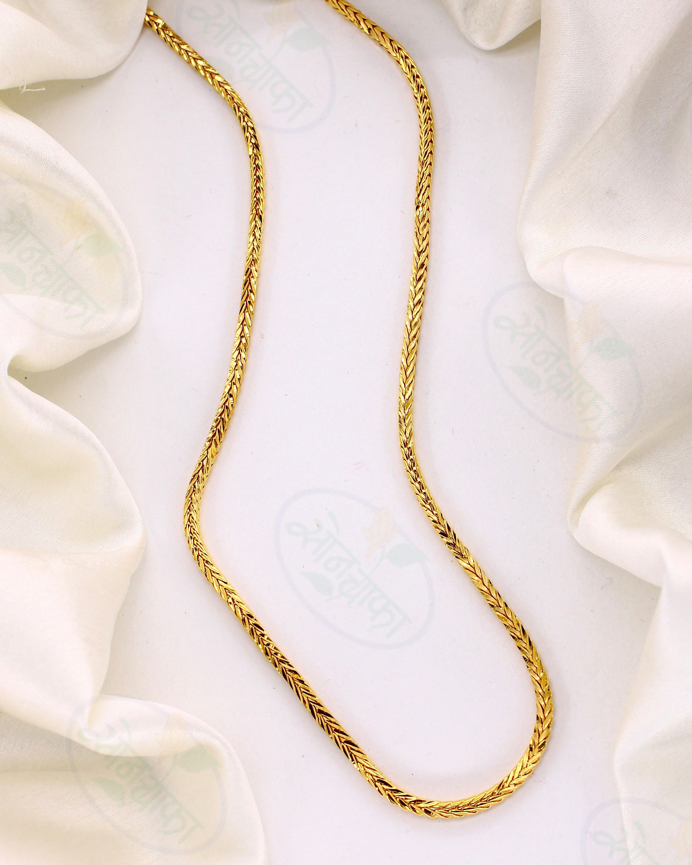 SIMPLE STYLISH GOLD PLATED CHAIN – Sonchafa