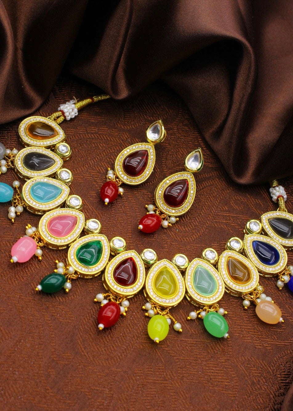 EXCLUSIVE KUNDAN NECKLACE – Sonchafa