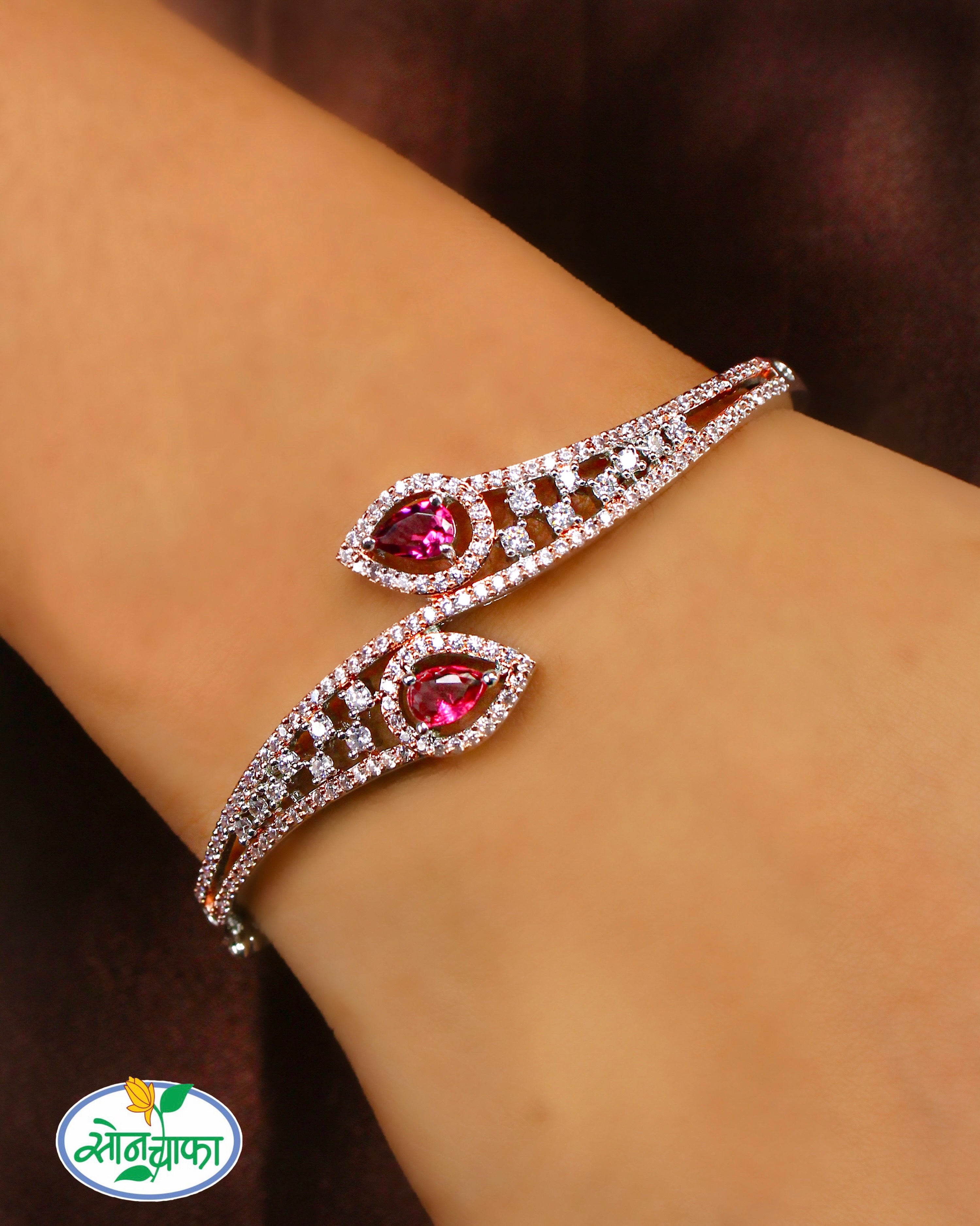 DUAL DELIGHT DIAMOND BRACELET – Sonchafa