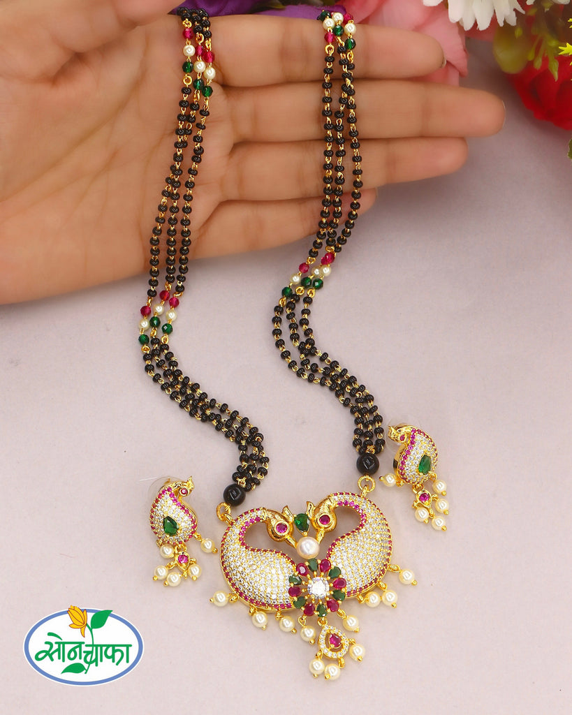 IMPRESSIVE MOTI MANGALSUTRA – Sonchafa