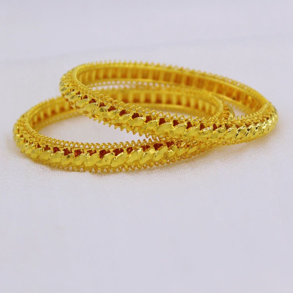 GAHU TODE | TAAS GEHU TODA 1 GRAM GOLD BANGLES - SONCHAFA – Sonchafa