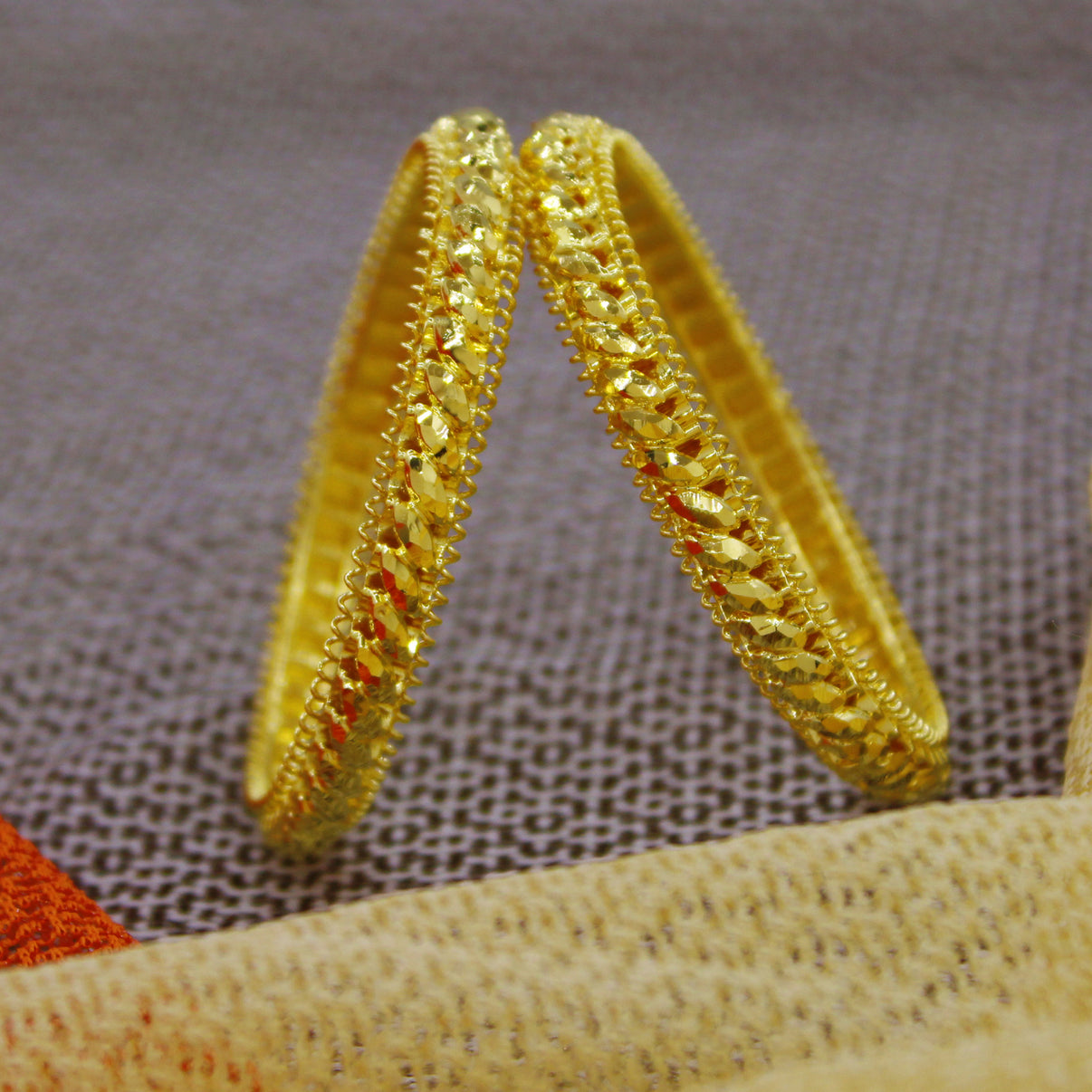 GAHU TODE | TAAS GEHU TODA 1 GRAM GOLD BANGLES - SONCHAFA – Sonchafa