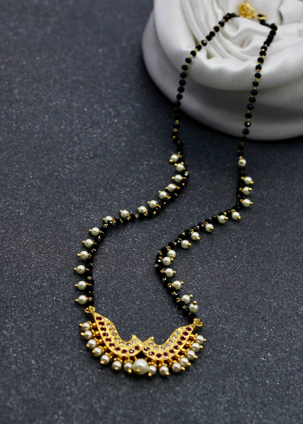 DESIGNER MOTI MANGALSUTRA SET – Sonchafa