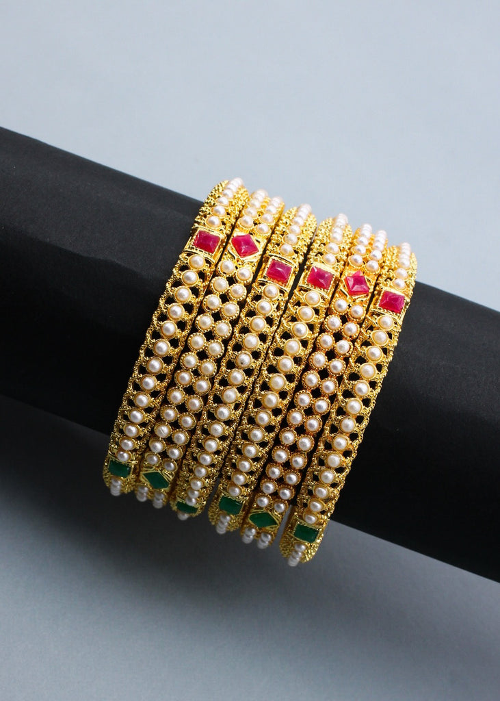 ALLURING MOTI BANGLES – Sonchafa