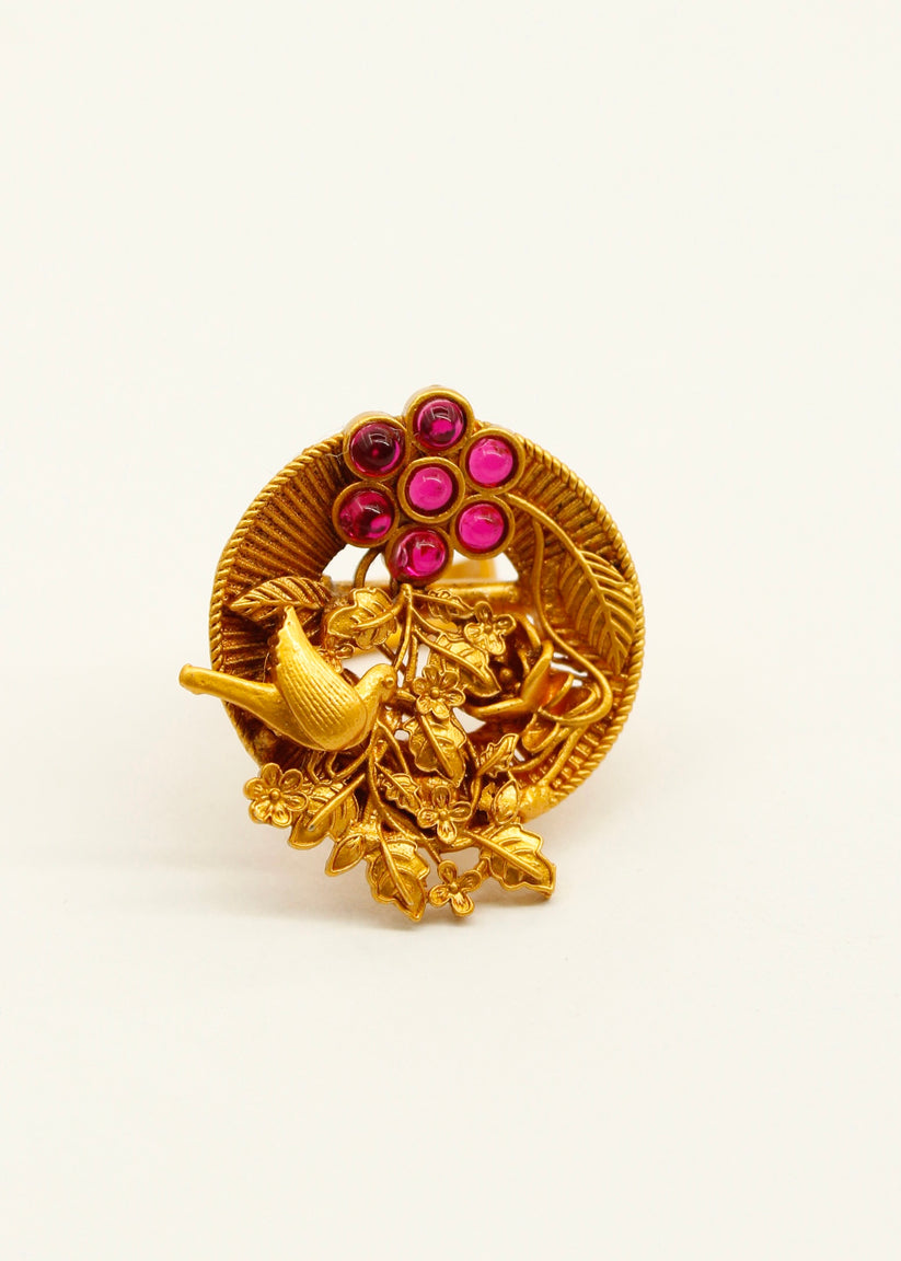 GRACY FLORET MATTE RING – Sonchafa