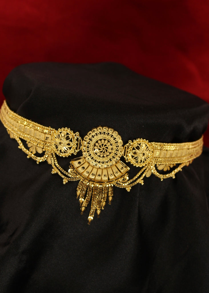 ROYAL GOLD PLATED MEKHALA – Sonchafa