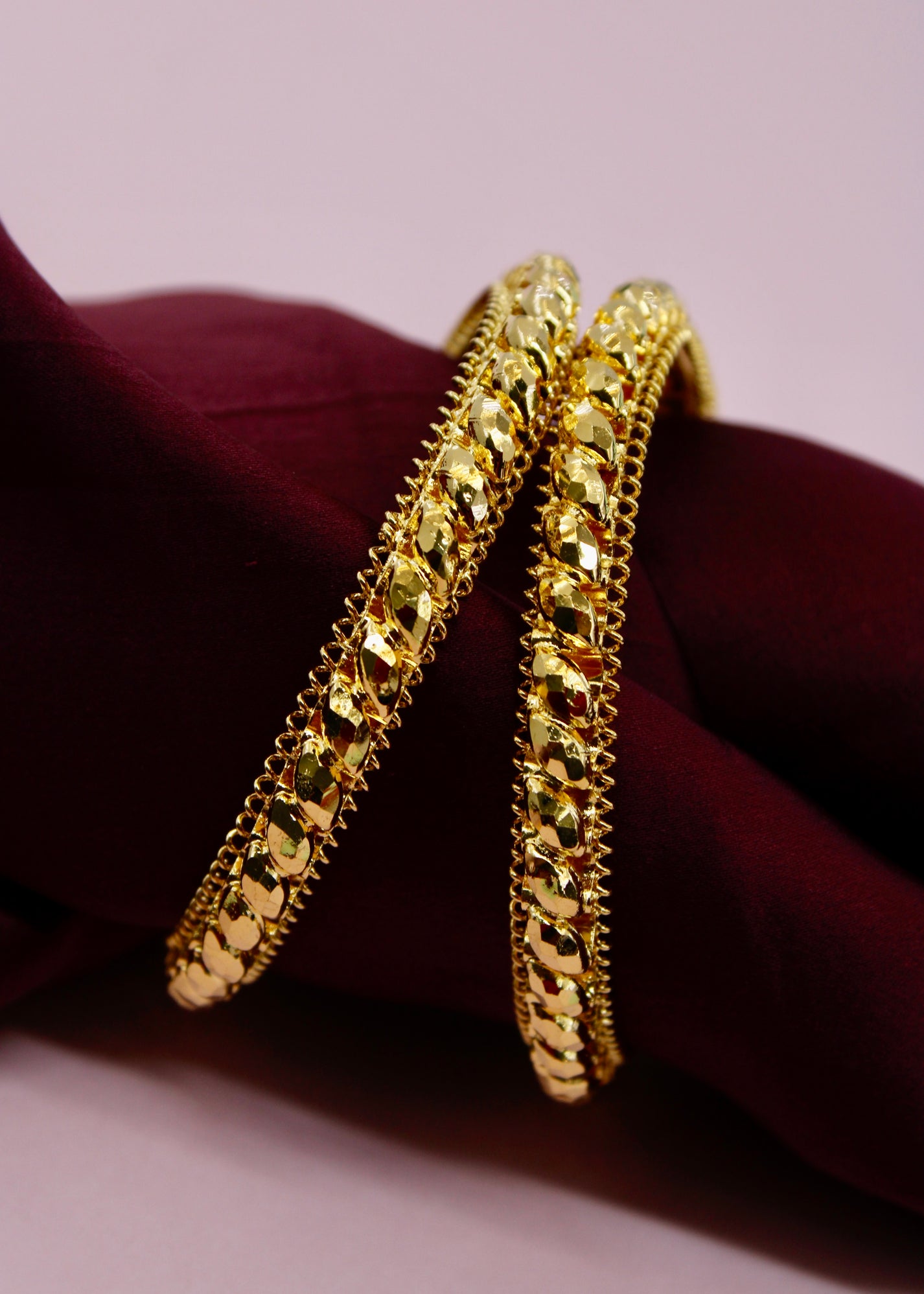 GAHU TODE | TAAS GEHU TODA 1 GRAM GOLD BANGLES - SONCHAFA – Sonchafa