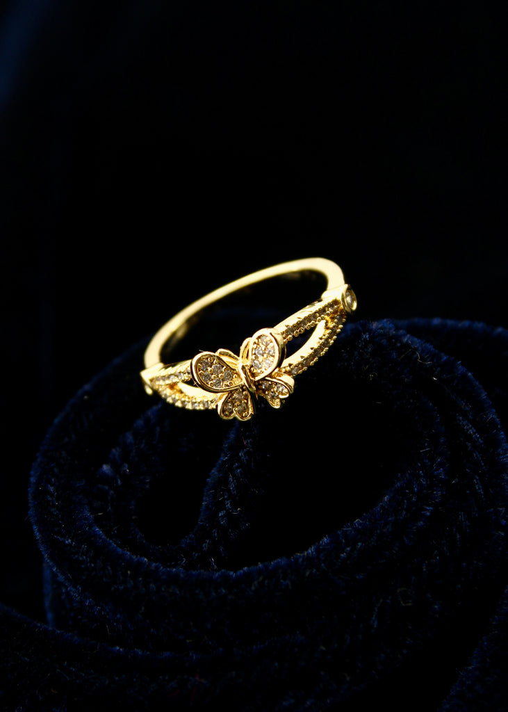 DESIGNER BUTTERFLY FINGER RING – Sonchafa