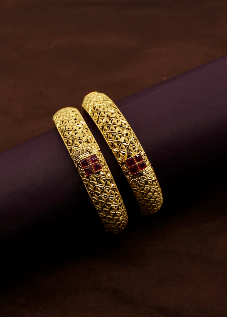 DAINTY FLORET GOLDEN BANGLES – Sonchafa