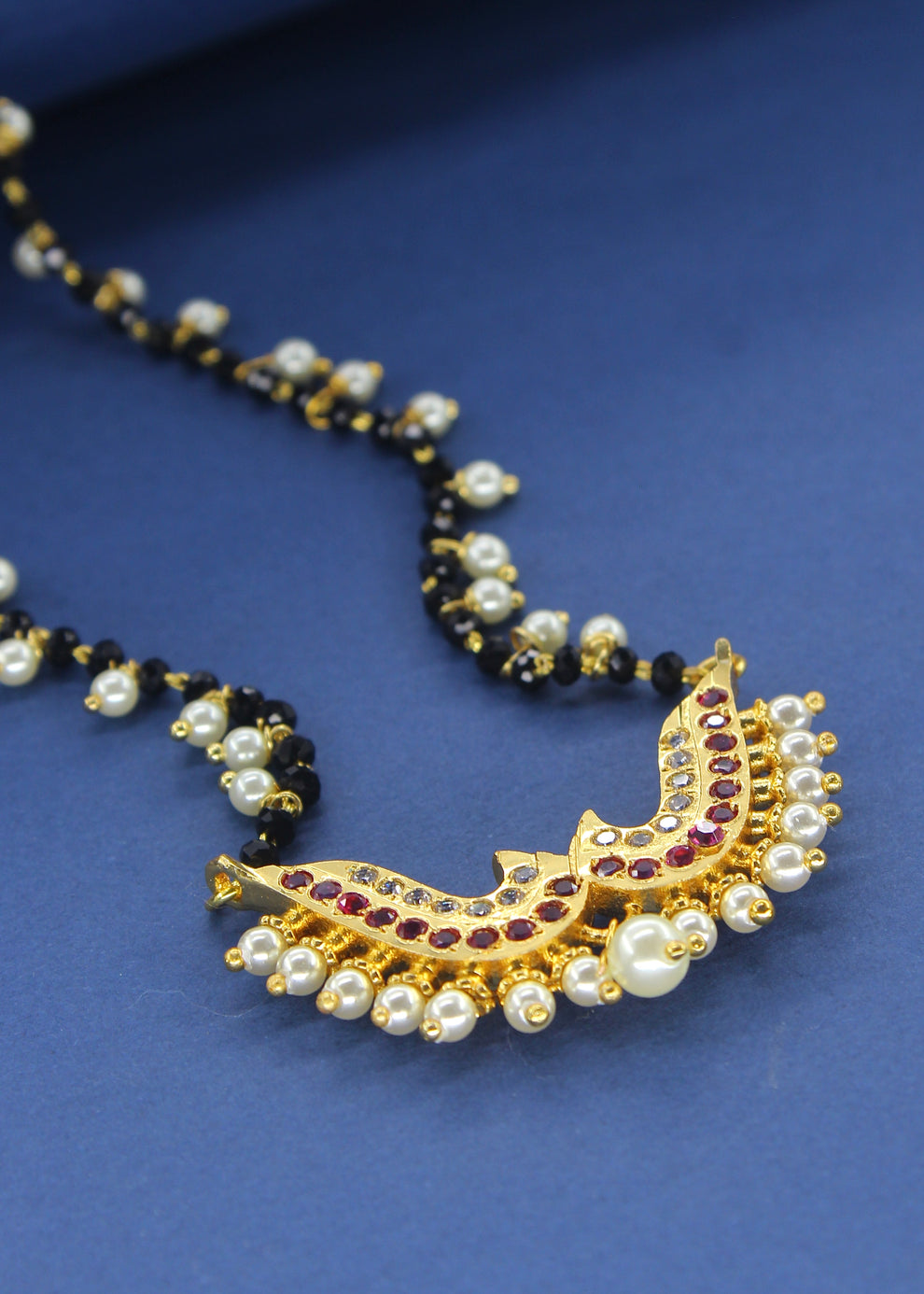 DESIGNER MOTI MANGALSUTRA SET – Sonchafa