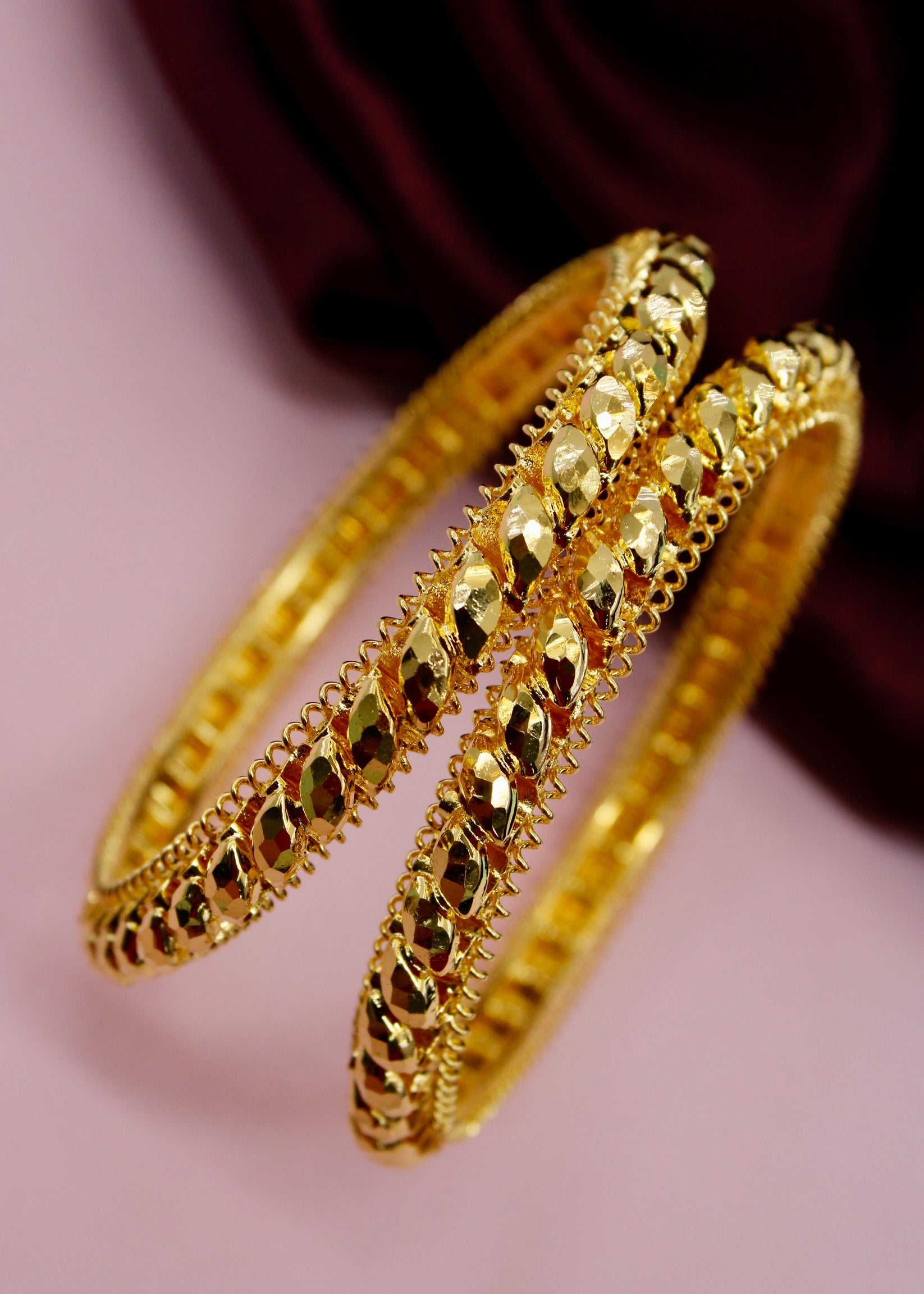 GAHU TODE | TAAS GEHU TODA 1 GRAM GOLD BANGLES - SONCHAFA – Sonchafa