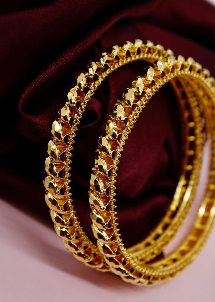 GAHU TODE | TAAS GEHU TODA 1 GRAM GOLD BANGLES - SONCHAFA – Sonchafa