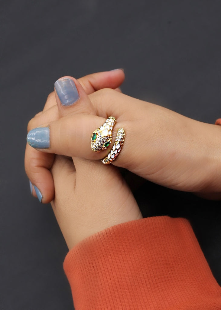 FANCY SNAKE RING – Sonchafa