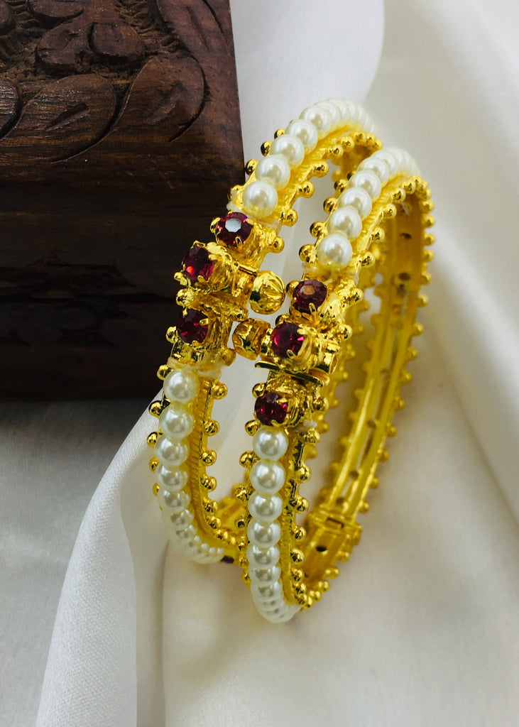 ALLURING MOTI BANGLES – Sonchafa