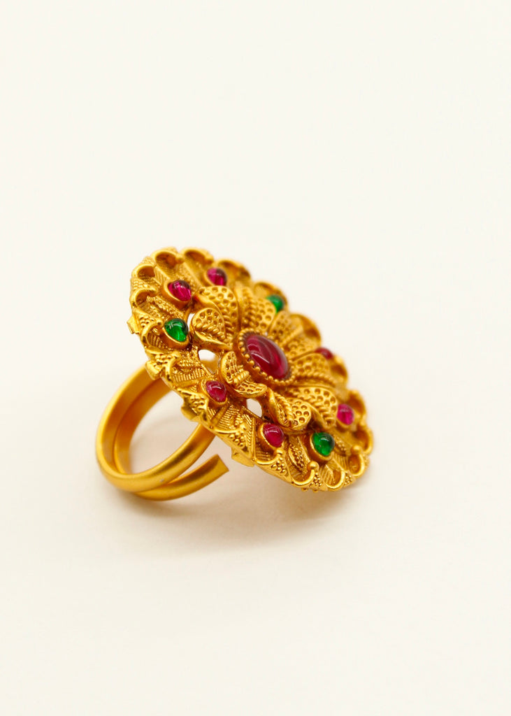 FLOWERET MATTE RING – Sonchafa