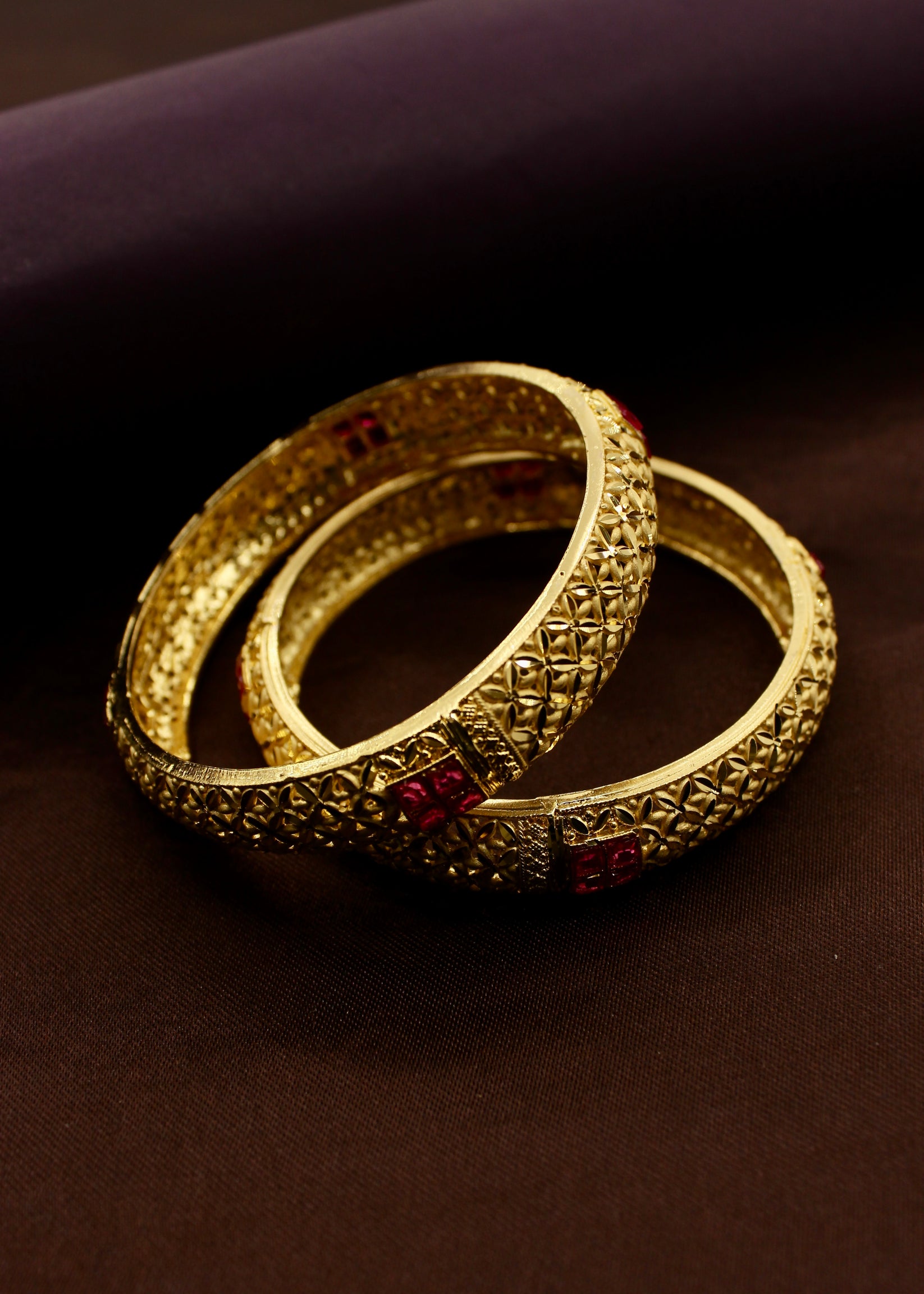 DAINTY FLORET GOLDEN BANGLES – Sonchafa
