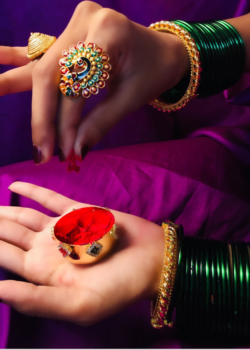 GAHU TODE | TAAS GEHU TODA 1 GRAM GOLD BANGLES - SONCHAFA – Sonchafa