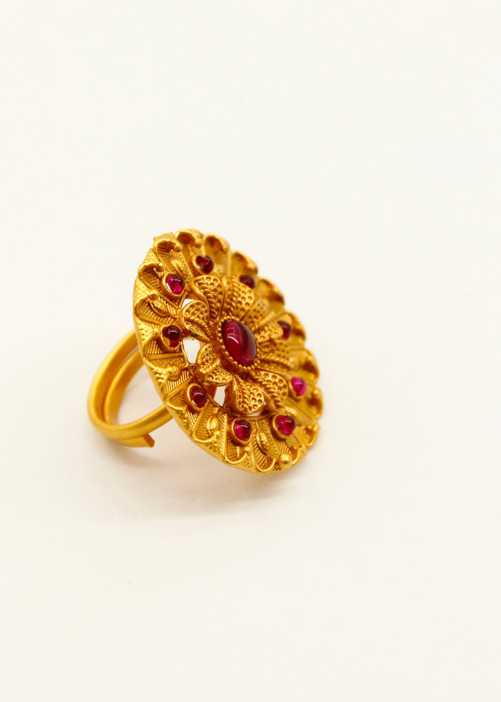 FLOWERET MATTE RING – Sonchafa