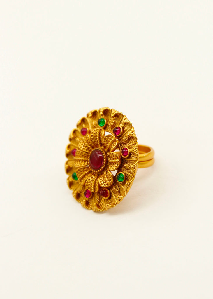 FLOWERET MATTE RING – Sonchafa
