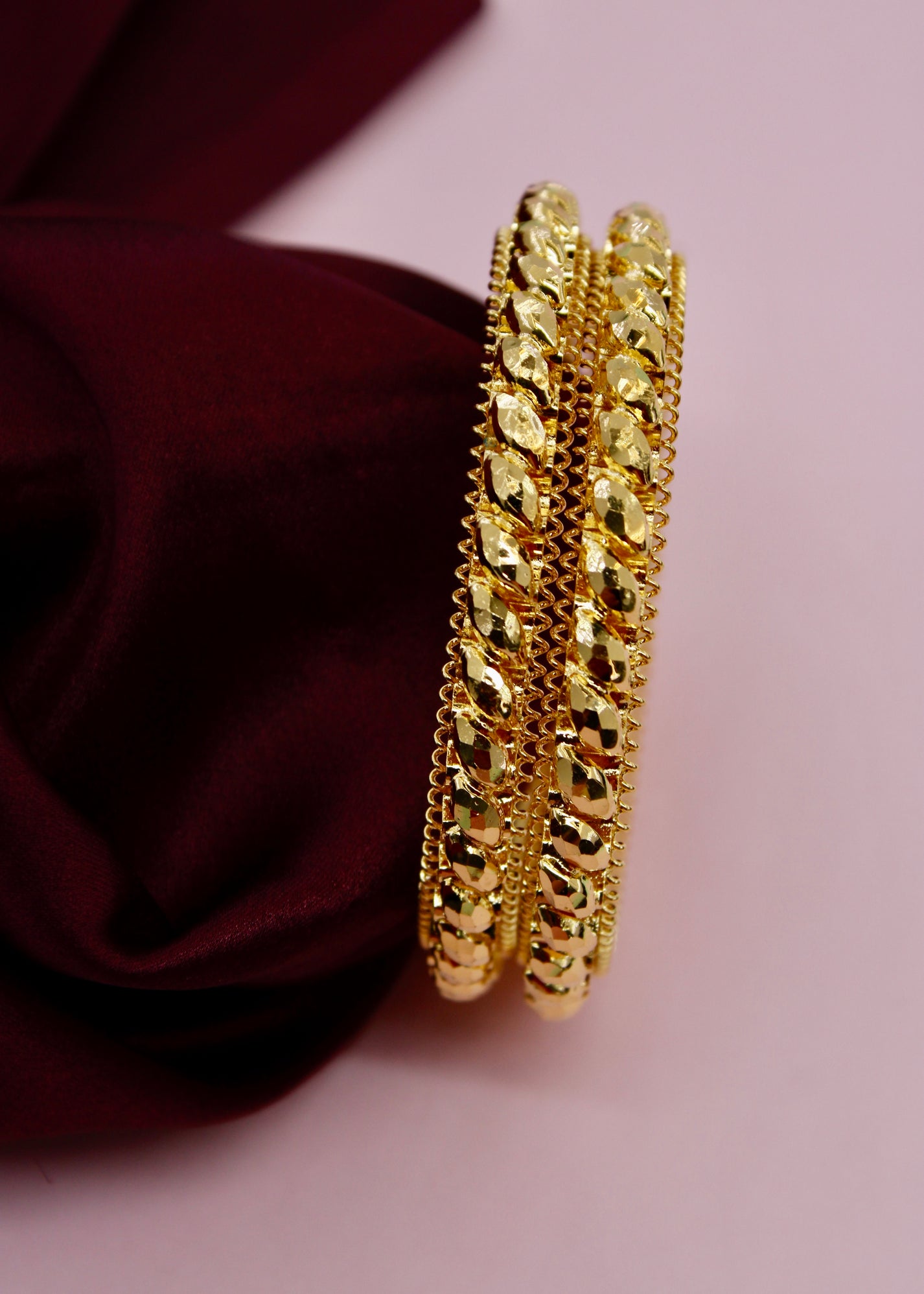 GAHU TODE | TAAS GEHU TODA 1 GRAM GOLD BANGLES - SONCHAFA – Sonchafa