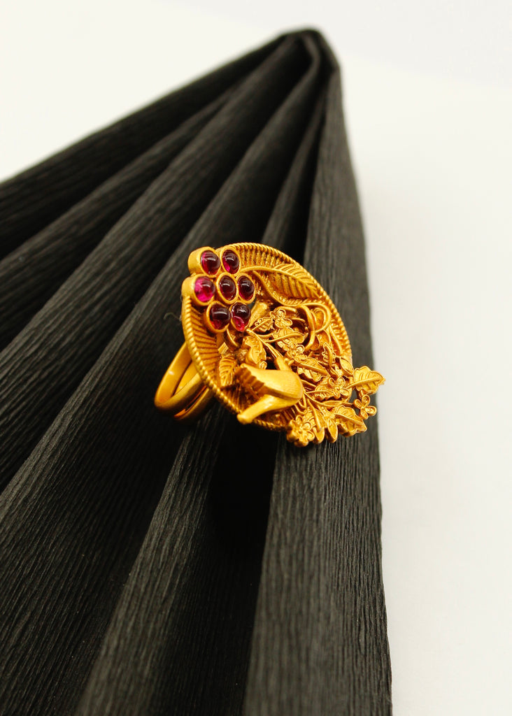 GRACY FLORET MATTE RING – Sonchafa