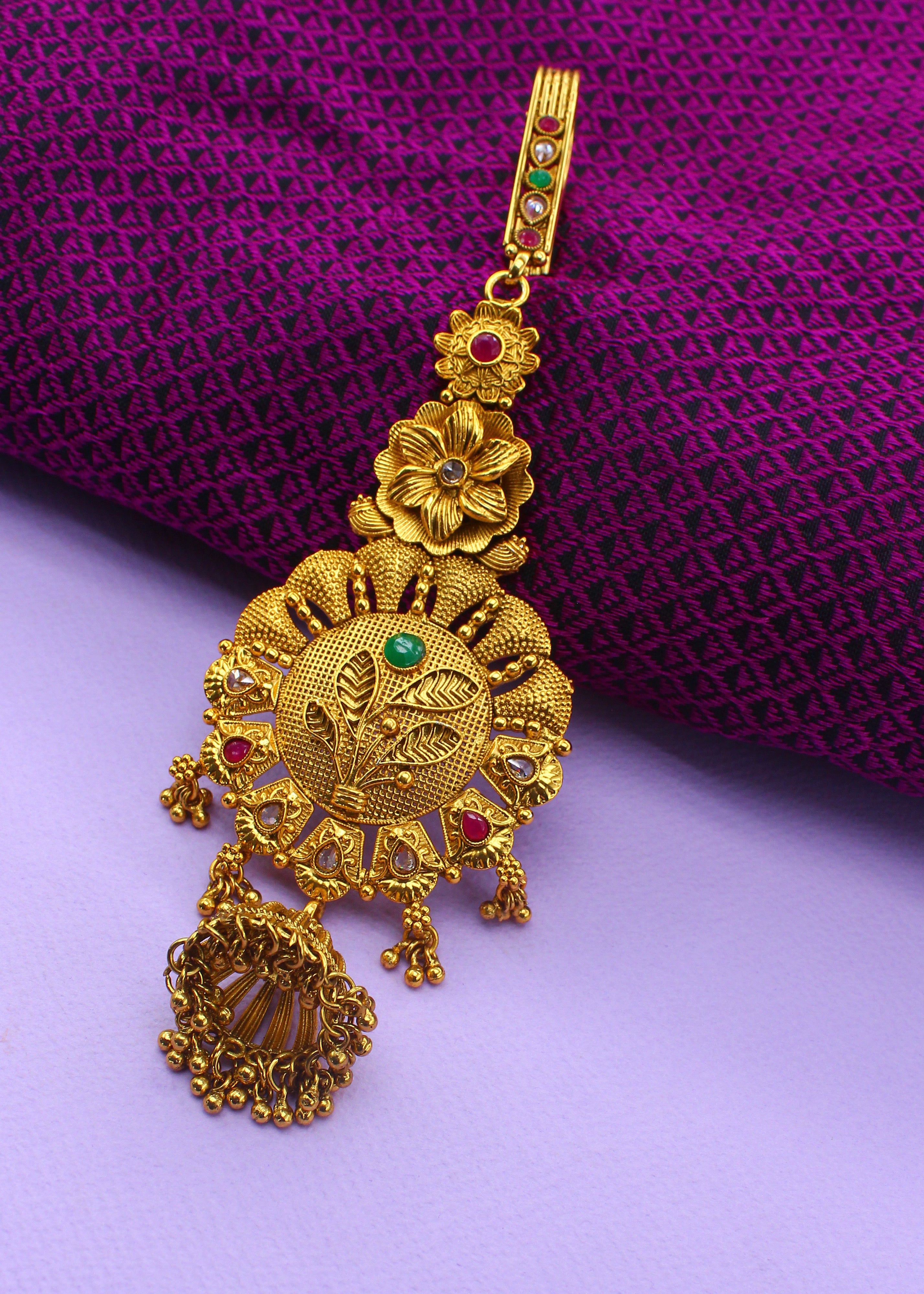 LEAF DESIGNER ANTIQUE CHALLA – Sonchafa