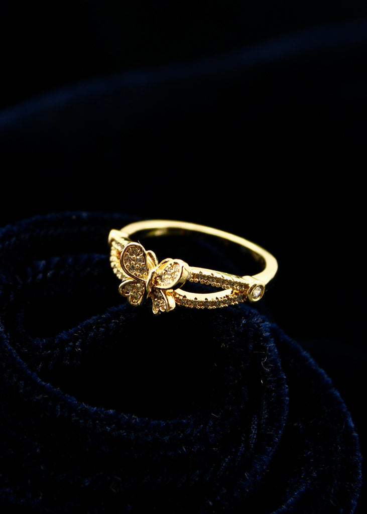 DESIGNER BUTTERFLY FINGER RING – Sonchafa